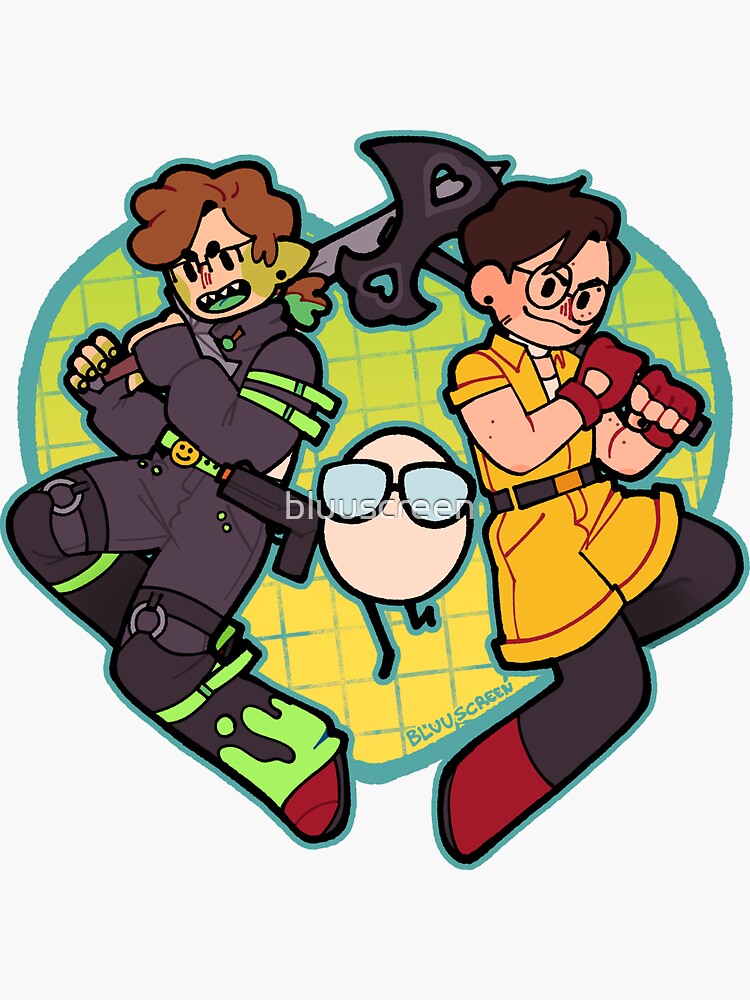 "Misclick Family!" Sticker for Sale by bluuscreen | Redbubble