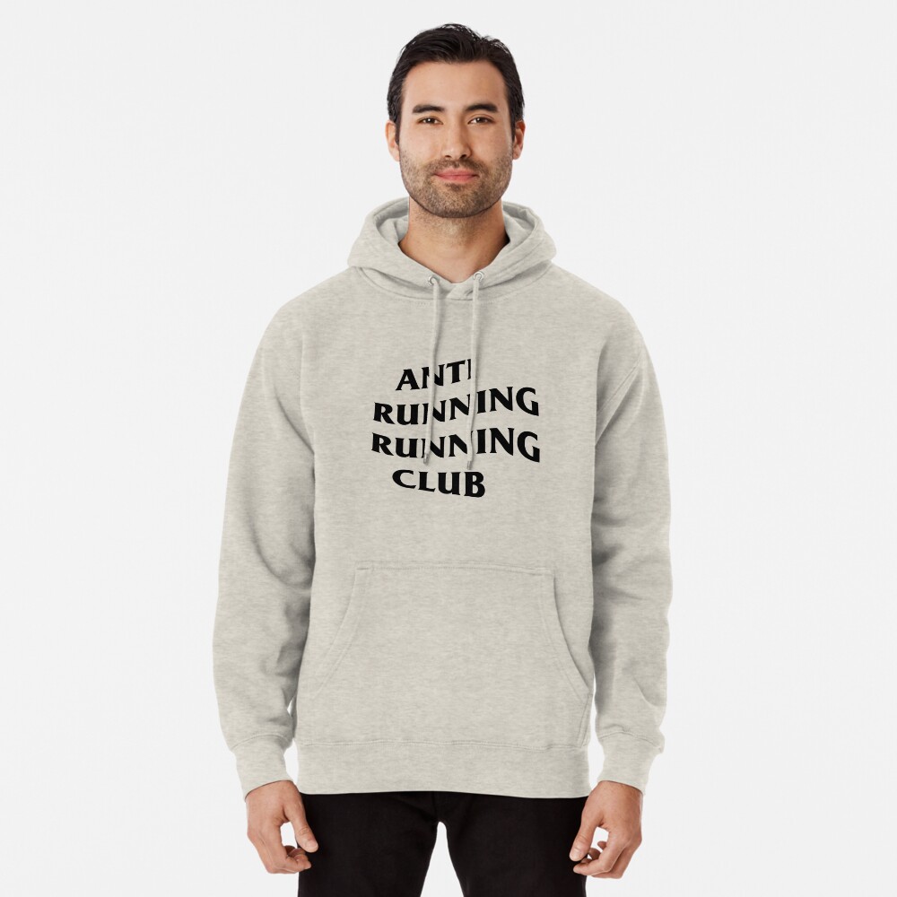 "Anti Running Running Club-White" Sticker for Sale by anuggra | Redbubble