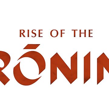 "Rise of The Ronin Logo" Sticker for Sale by Seaboid | Redbubble