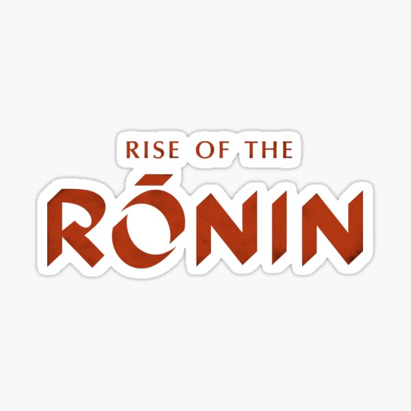 "Rise of The Ronin Logo" Sticker for Sale by Seaboid | Redbubble