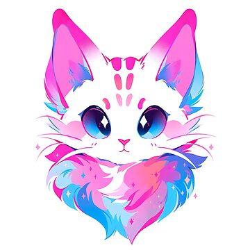 "Subtle Trans Pride Cartoon Cat" Sticker for Sale by ArtliciousHUMAN ...