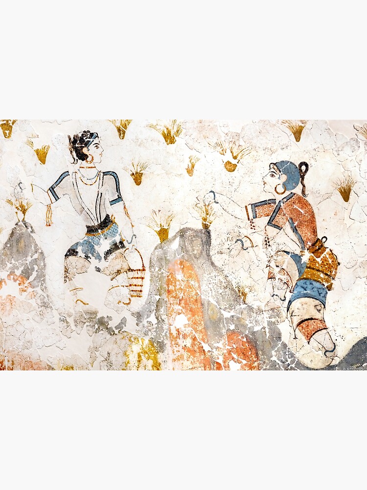 "Two Theran Women Fresco" Poster for Sale by WWestmoreland | Redbubble