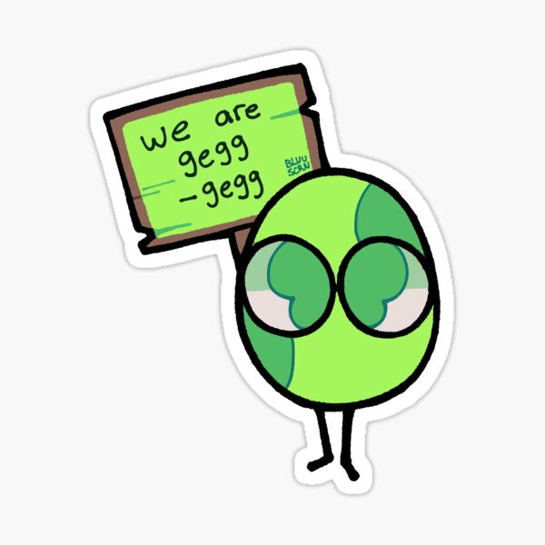 "We Are Gegg" Sticker for Sale by bluuscreen | Redbubble