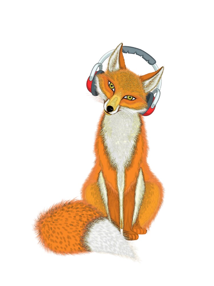 "Funny Musical Fox " Kids T-Shirt for Sale by zorkaa1 | Redbubble