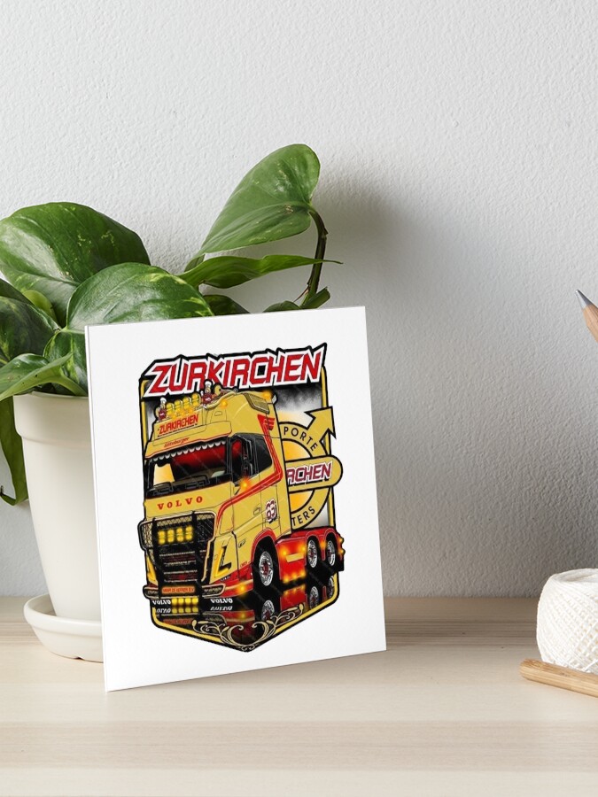 "Volvo Truck 750 decorated tuning" Art Board Print by timeismoney02 ...