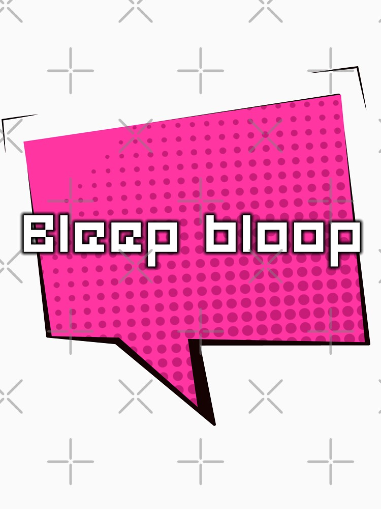 "Bleep Bloop Robot Speech Bubble" T-shirt for Sale by at85productions ...