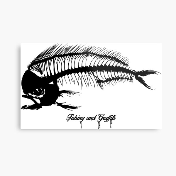 "MAHI MAHI SKELETON" Metal Print by MISTERPOLLO | Redbubble
