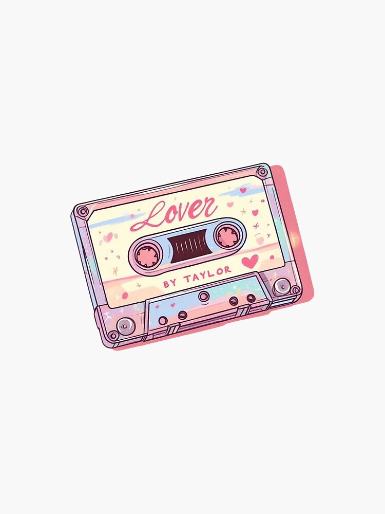 "lover by taylor swift" Sticker by blondieworld | Redbubble