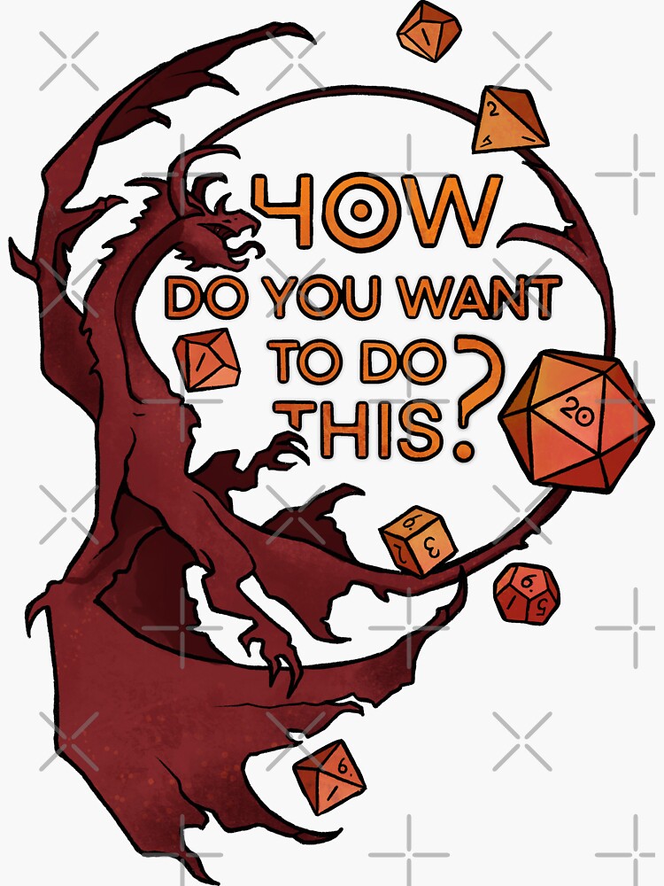 "Critical Roll | DnD Adventure" Sticker for Sale by dndnerdout | Redbubble
