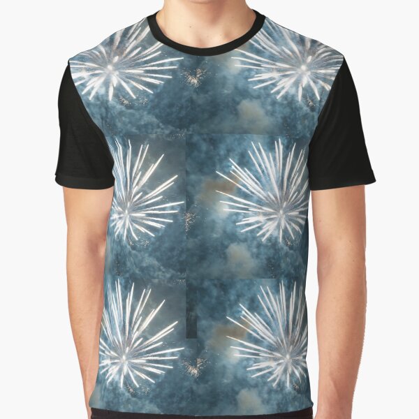 "Fireworks Bursting in Air - Multiple Bursts" T-shirt for Sale by ...