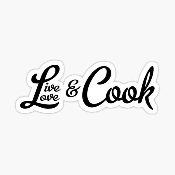 "Cook" Sticker for Sale by Vectorqueen | Redbubble