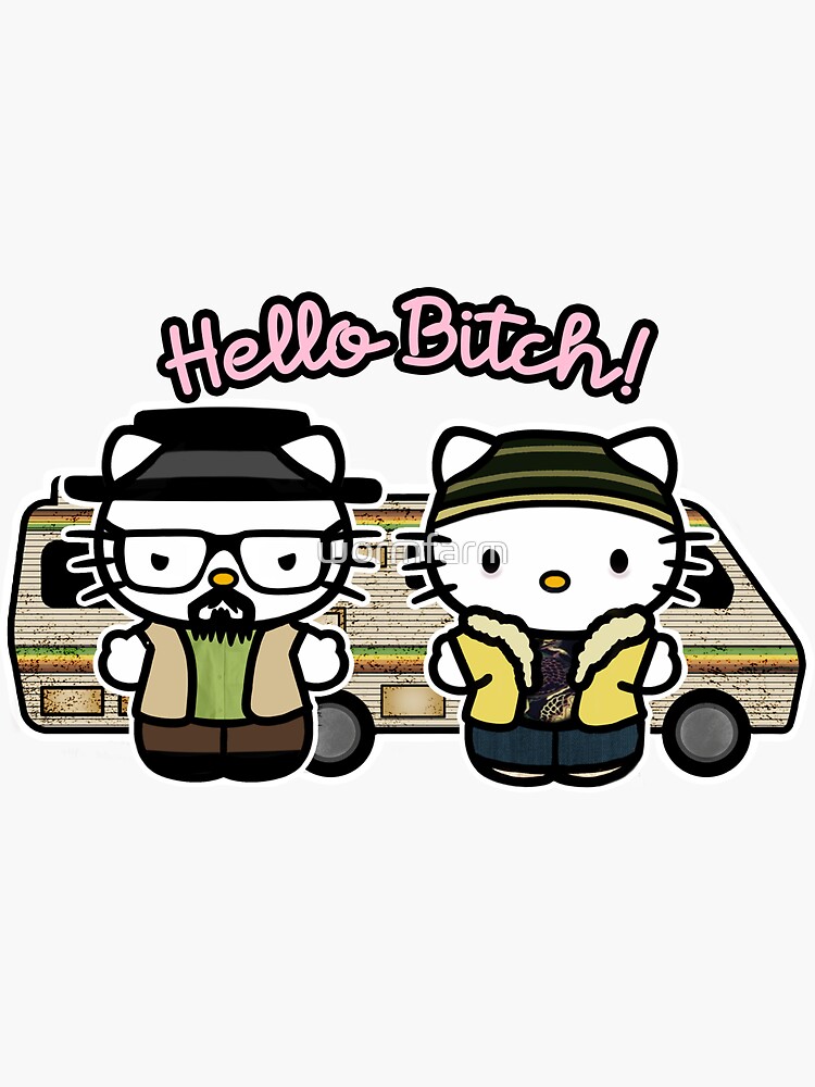 "Hello Jesse!" Sticker for Sale by wormfarm | Redbubble