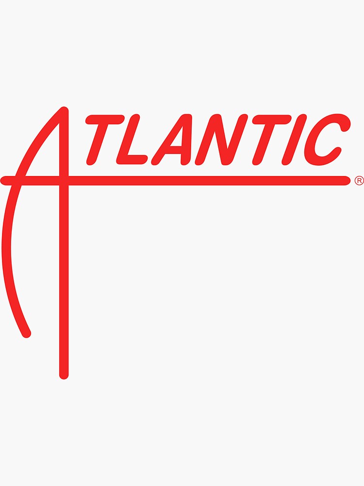 "ATLANTIC Records 80s Logo" Sticker for Sale by dsgfx | Redbubble