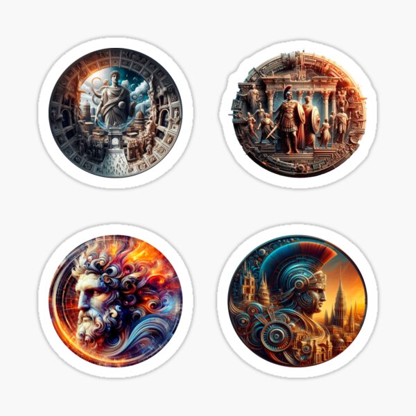 "Roman Empire Stickers Pack" Sticker by Paubiz | Redbubble