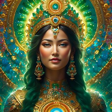 "Goddess Green Tara" Sticker for Sale by SoniaSarkali | Redbubble