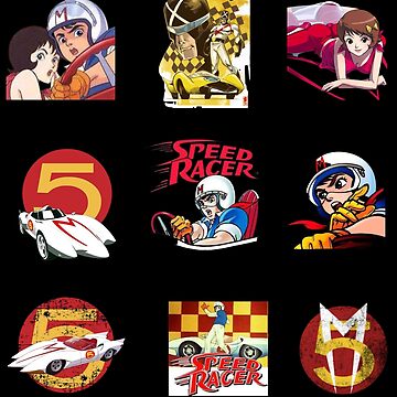 "Speed Racer Stickers pack" Sticker for Sale by JAPANISTICstore | Redbubble