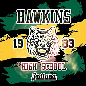 " Hawkins High School - Stranger Things" Sticker by darfeuille | Redbubble