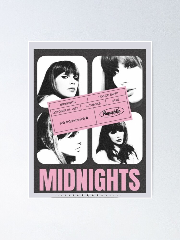 "Midnights Taylor Swift :)" Poster by Tay Designs | Redbubble