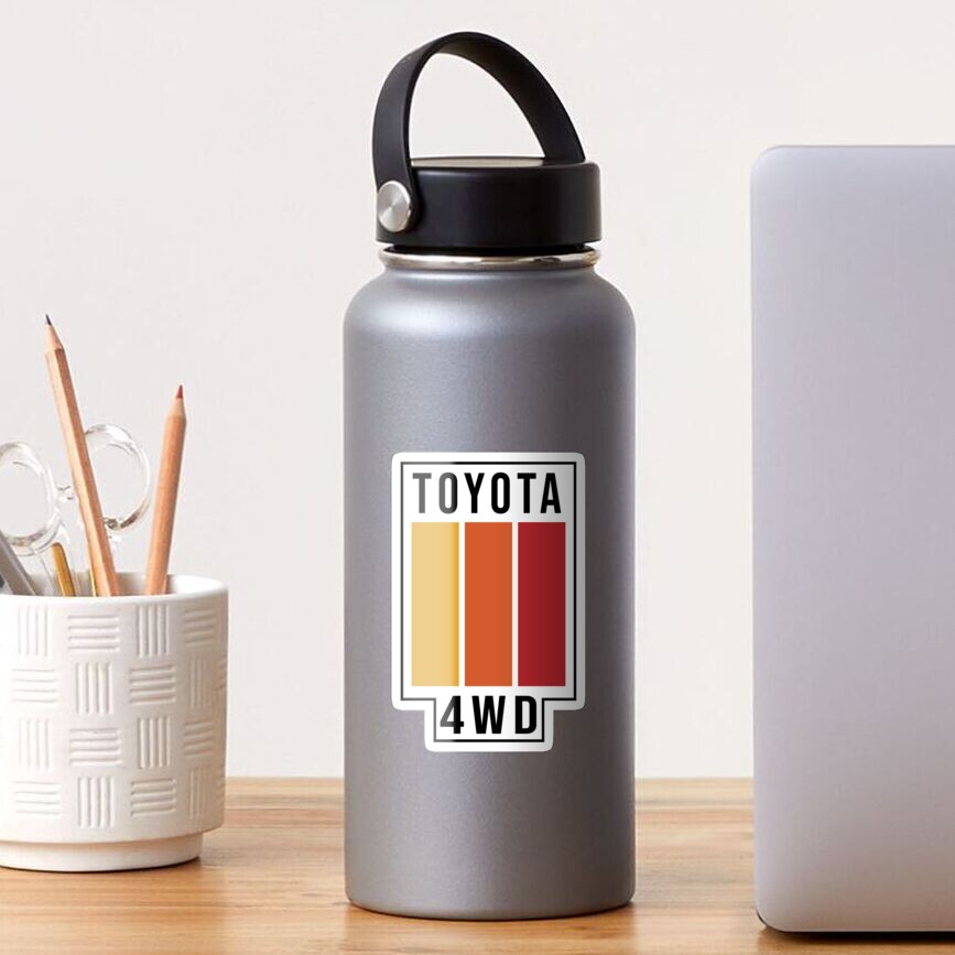 "Retro Toyota 4x4 4WD" Sticker for Sale by Shop Yota | Redbubble