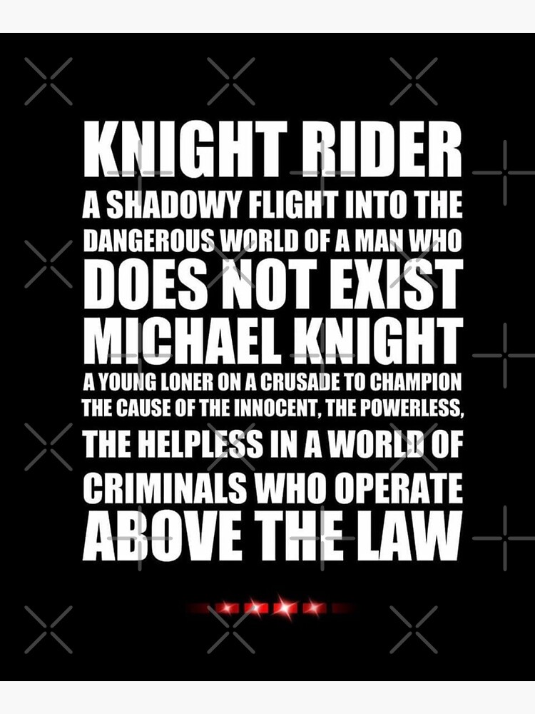 Knight Rider Kitt Quotes Knight Rider, A Shadowy Flight Into The