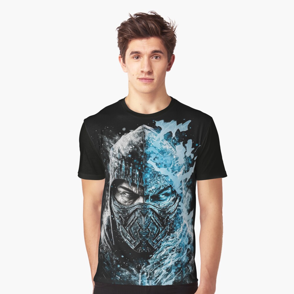 "Mortal Kombat Sub Zero" Sticker by CXDigitalArt | Redbubble