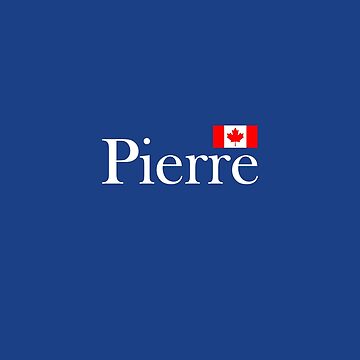 "Pierre Poilievre with Official Canada Flag Dark Color" Sticker for Sale by TinyStarCanada ...