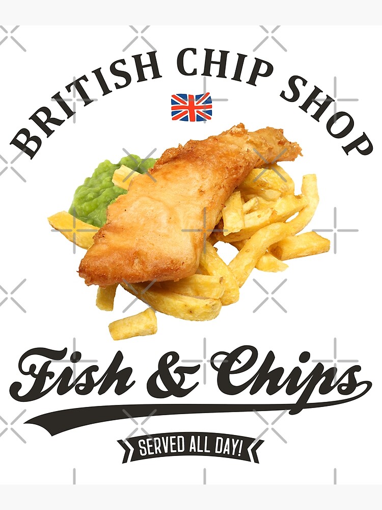 "Fish and Chips British Chip Shop" Poster for Sale by RycoTokyo81 ...