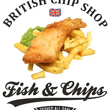 "Fish and Chips British Chip Shop" Poster for Sale by RycoTokyo81 ...