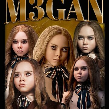 "M3gan Vintage" Sticker for Sale by Rizwang | Redbubble