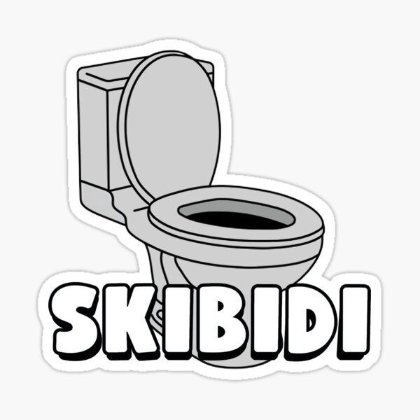 "Skibidi Toilet" Sticker for Sale by V8der73 | Redbubble