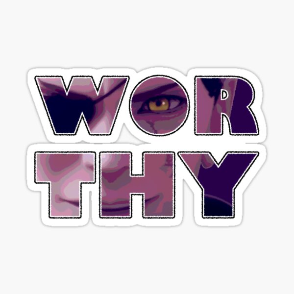 "Worthy - Kingdom Hearts" Sticker for Sale by UmbraTaberna | Redbubble