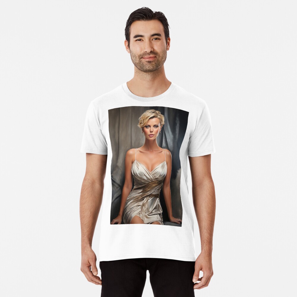 "Digital design of Charlize Theron 17" Sticker for Sale by Don-Marti ...