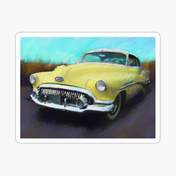 "Yellow Roadmaster" Sticker for Sale by DKDigital | Redbubble