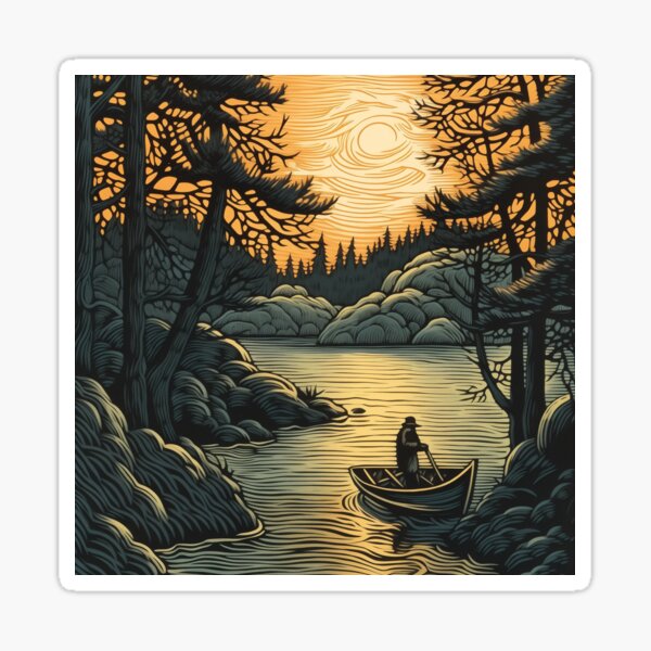 "Solina Lake, Bieszczady" Sticker for Sale by plachy78 | Redbubble