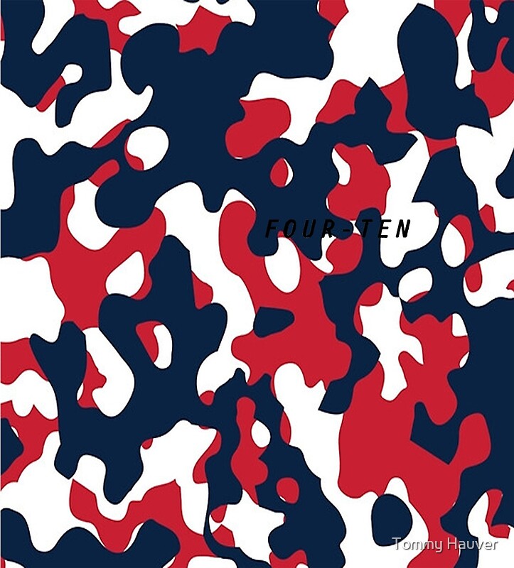 "Red White and Blue Camo" by Tommy Hauver | Redbubble