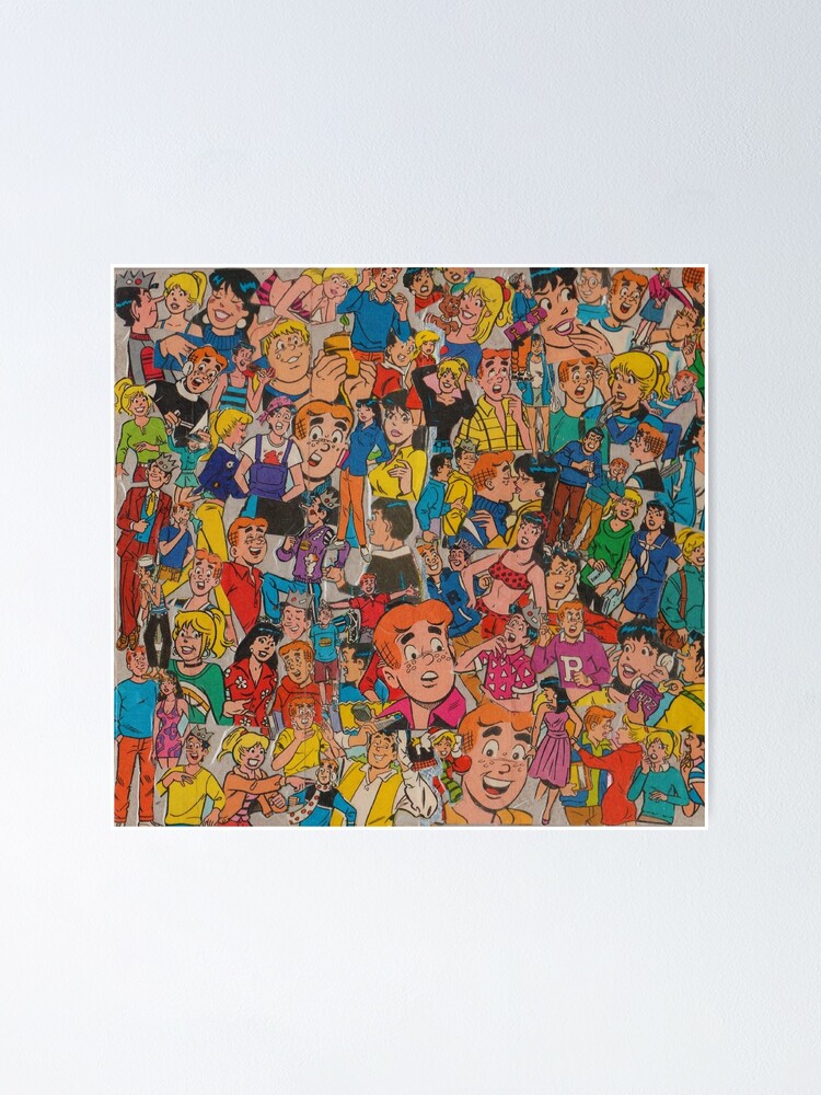 "Archie Comics Collage" Poster for Sale by doodlesburg | Redbubble