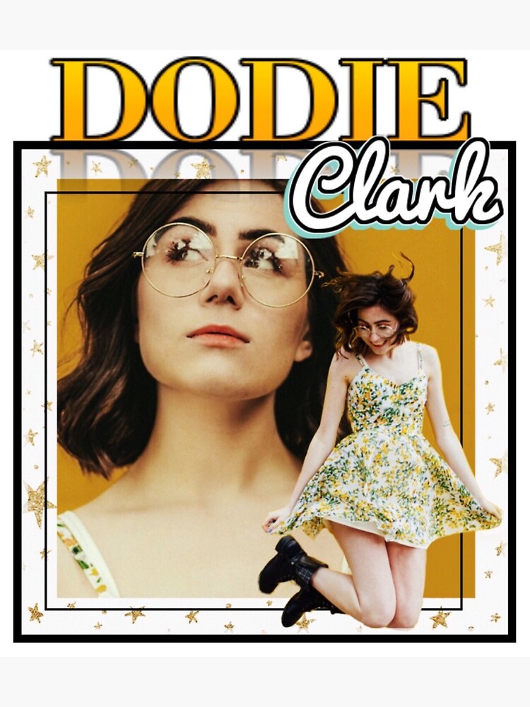 "Dodie Clark 80s/90s style vintage poster" Sticker for Sale by lucyc13 ...