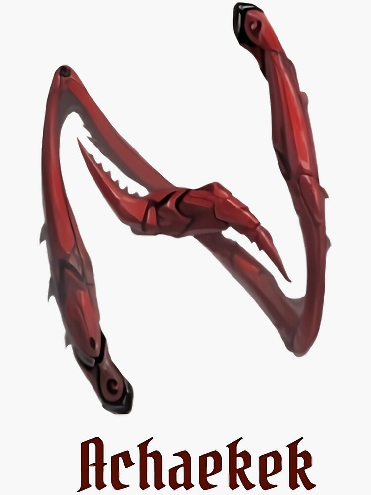 "Pathfinder - Achaekek" Sticker by Agerno | Redbubble