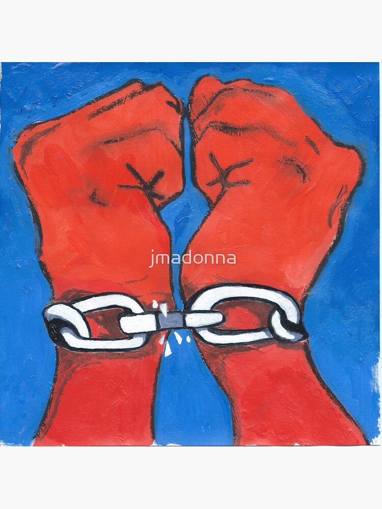 "Chains" Sticker for Sale by jmadonna | Redbubble