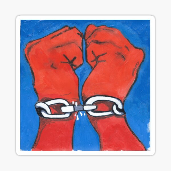 "Chains" Sticker for Sale by jmadonna | Redbubble