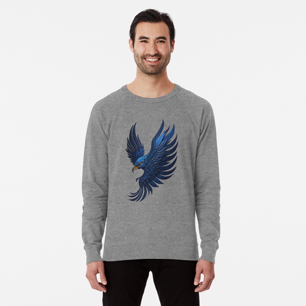 "The Blue Eagle" Sticker for Sale by Blarck | Redbubble