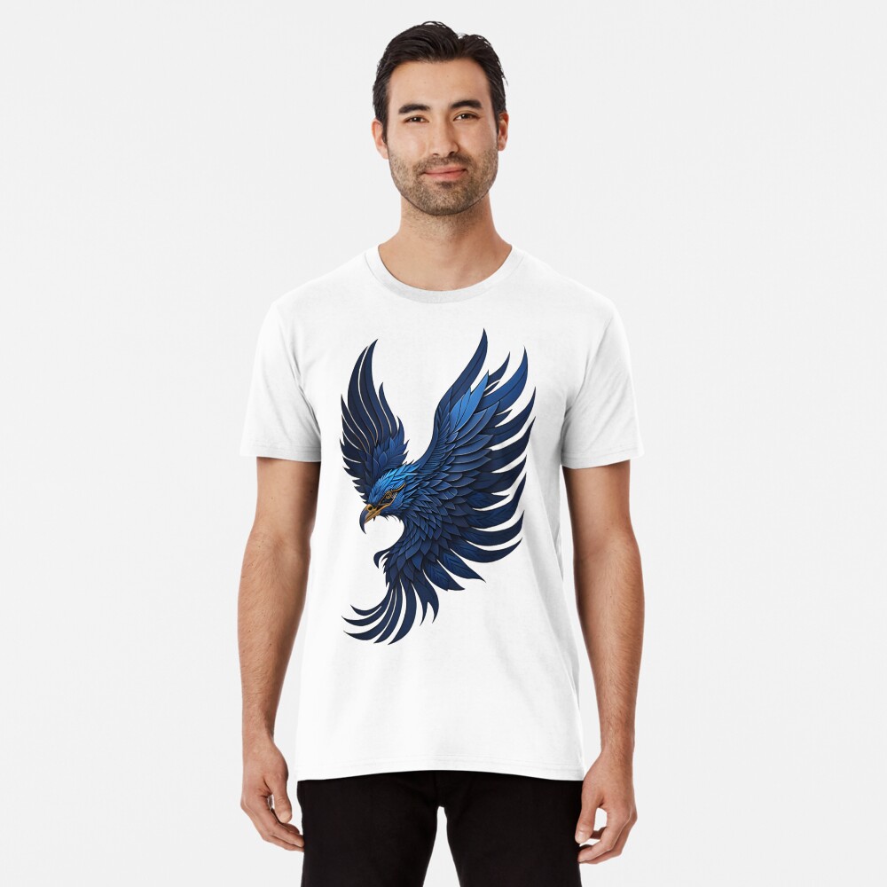 "The Blue Eagle" Sticker for Sale by Blarck | Redbubble