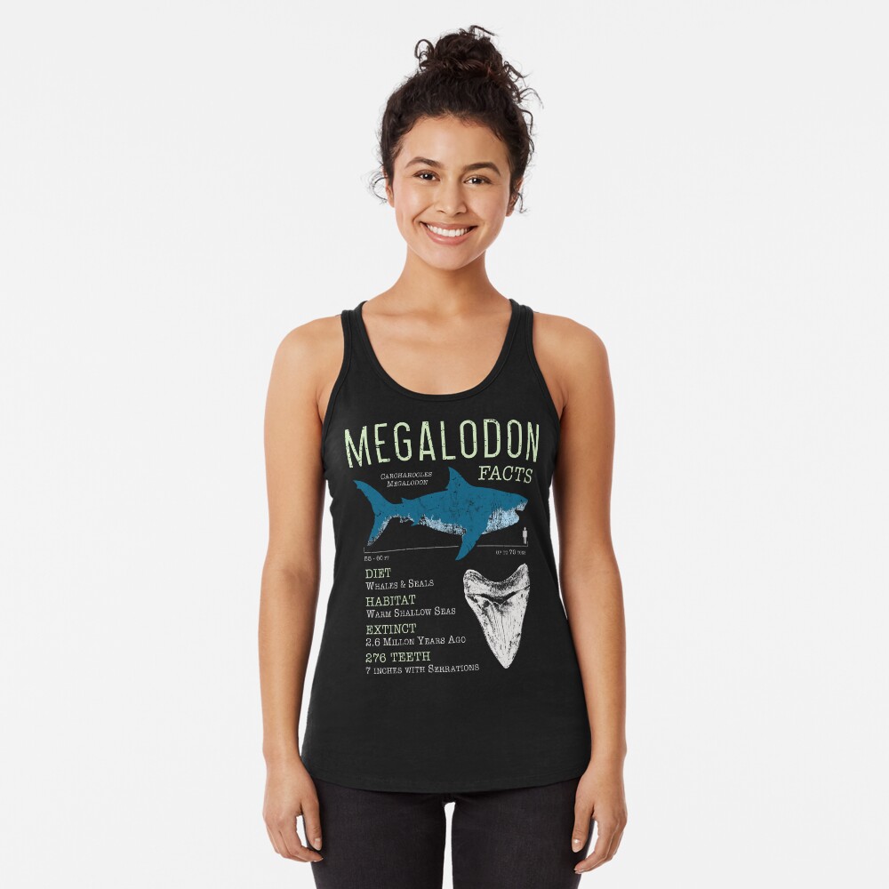 "Megalodon Facts" Essential T-Shirt for Sale by IncognitoMode | Redbubble