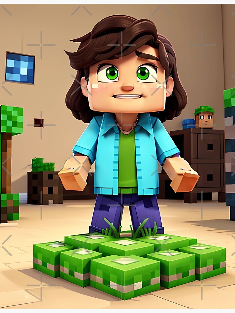 "Print Minecraft Steve" Sticker for Sale by DevushkaStore | Redbubble