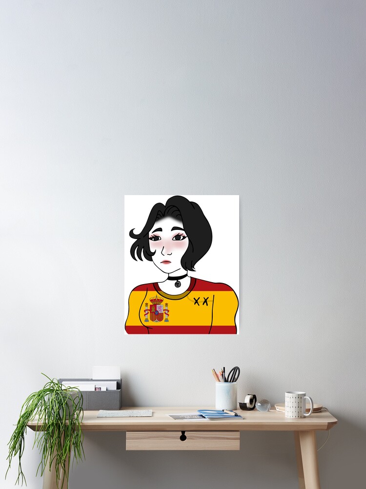 "Doomer Girl Wojak - Spain" Poster for Sale by AztecaPixels | Redbubble