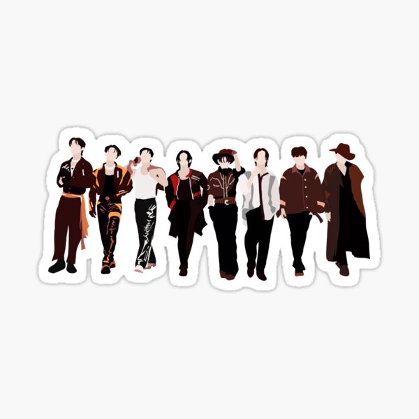 "ATEEZ BOUNCY Digital Illustration" Sticker for Sale by Jewelsm13 ...