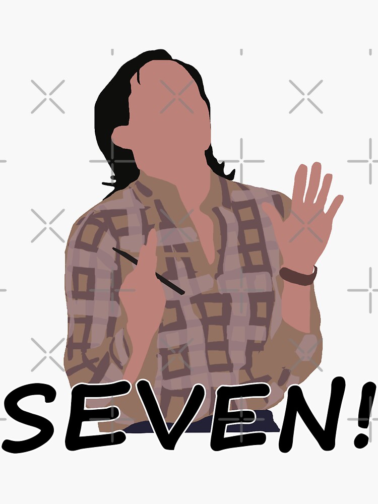 "Monica Seven" Sticker for Sale by P14Y3R2 | Redbubble