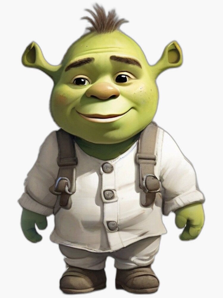 "Small Shrek" Sticker for Sale by Adiss23 | Redbubble