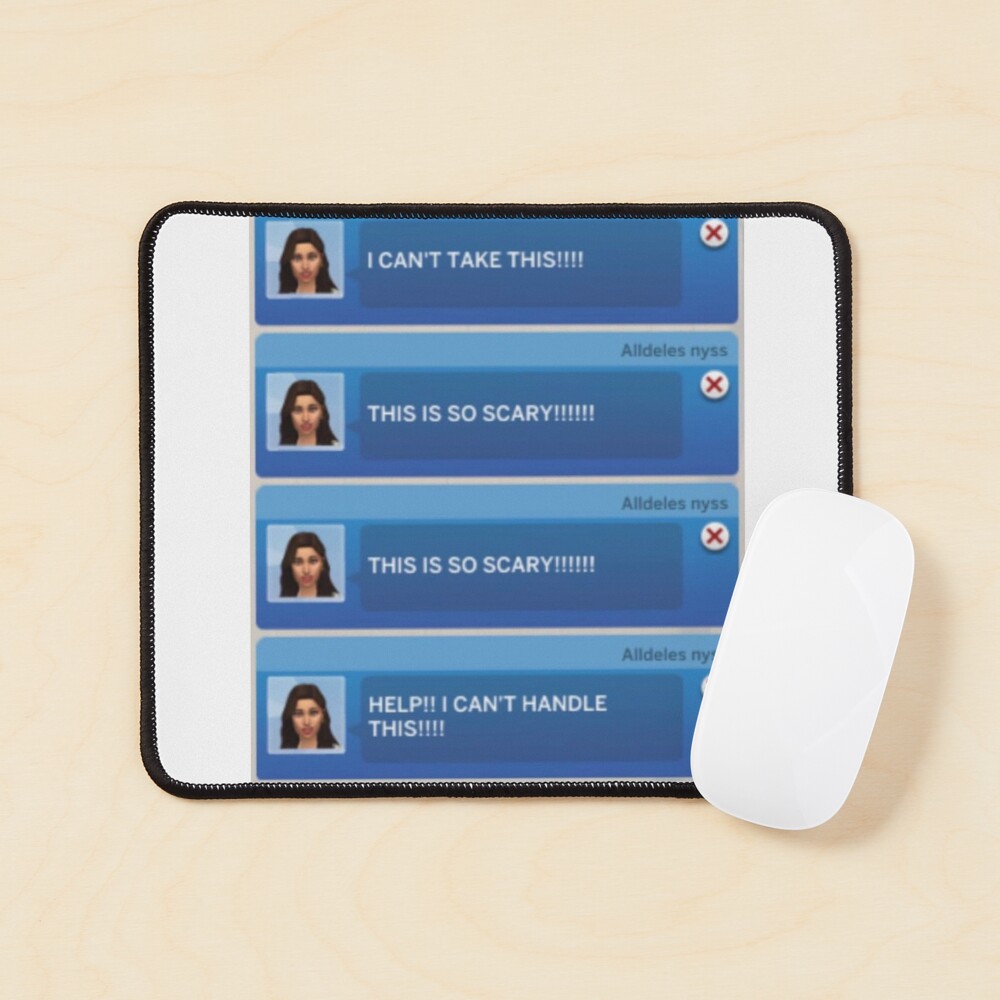 "sims help me" Sticker for Sale by megans2000 | Redbubble