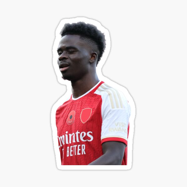 "Bukayo Saka - Arsenal" Sticker for Sale by joshjdss1 | Redbubble